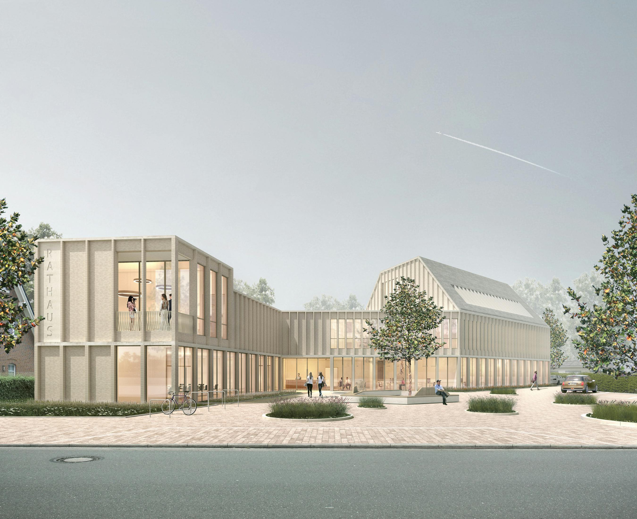 Ein 3. Preis : Neubau eines Rathauses in Bakum - competitionline