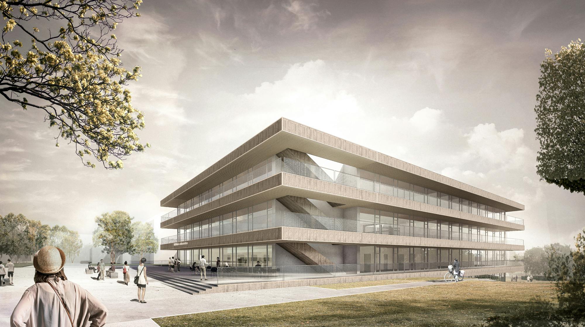 2. Preis : Neubau eines Lehr- und Lernzentrums der Hochschule RheinMain ...