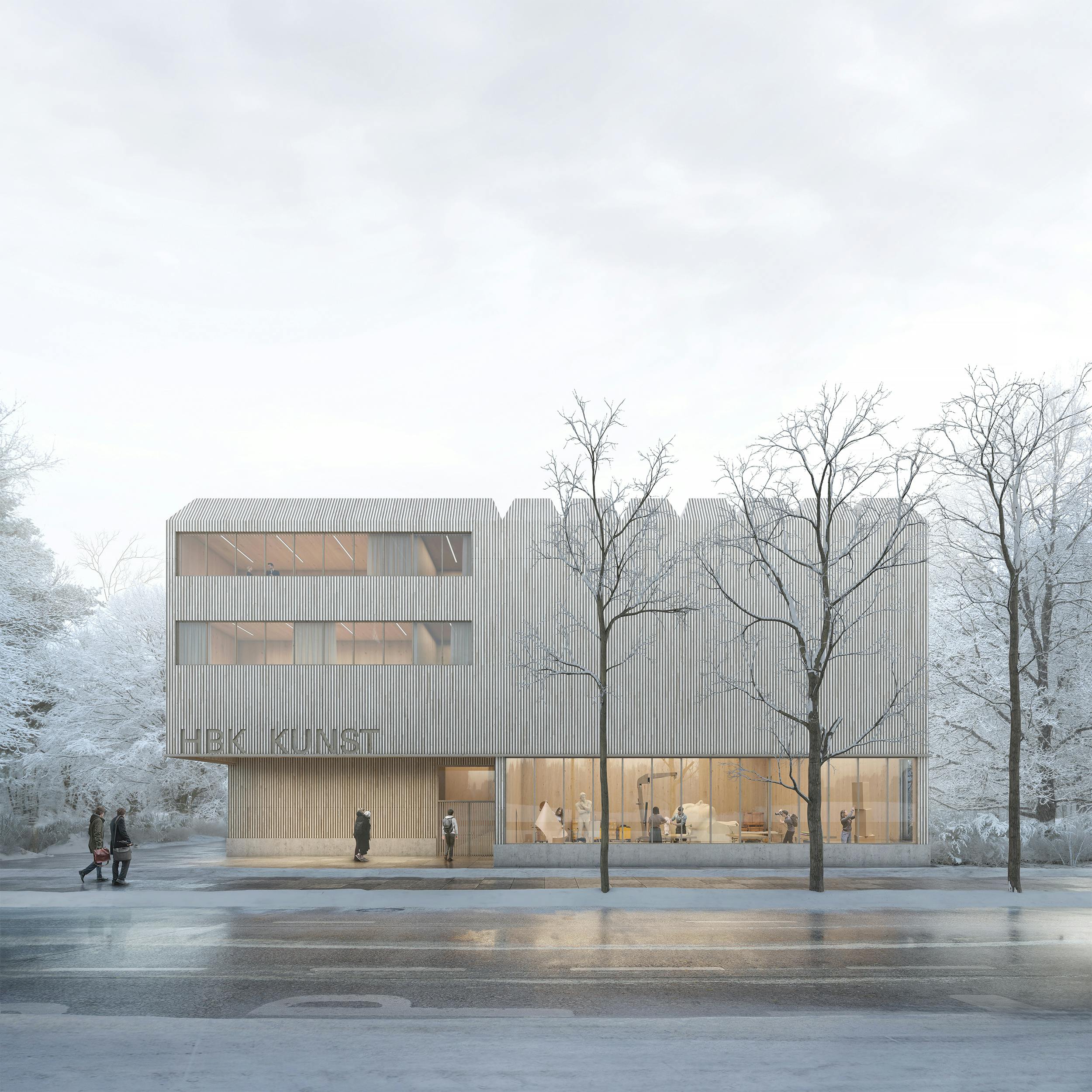 2. Preis : Ersatzneubau Ateliergebäude Freie Kunst für die HBK Braunschweig - competitionline