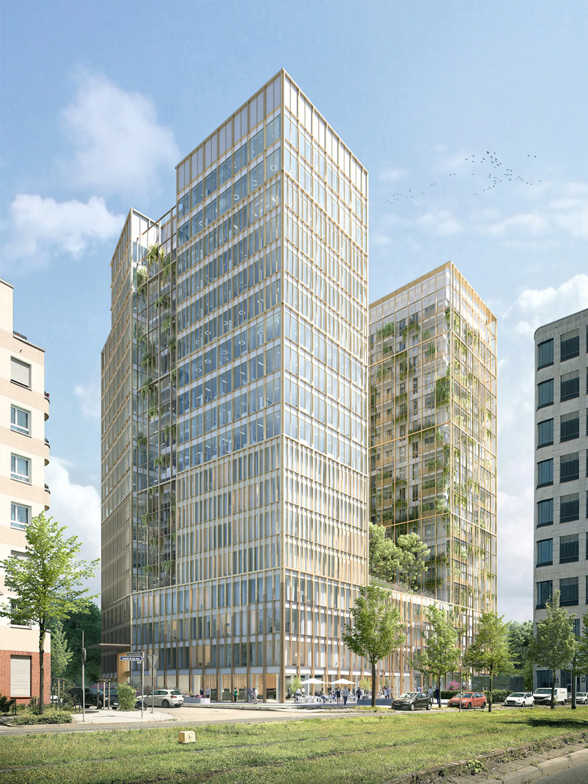 Neubau Hochhaus am Rebstock in Frankfurt am Main - competitionline