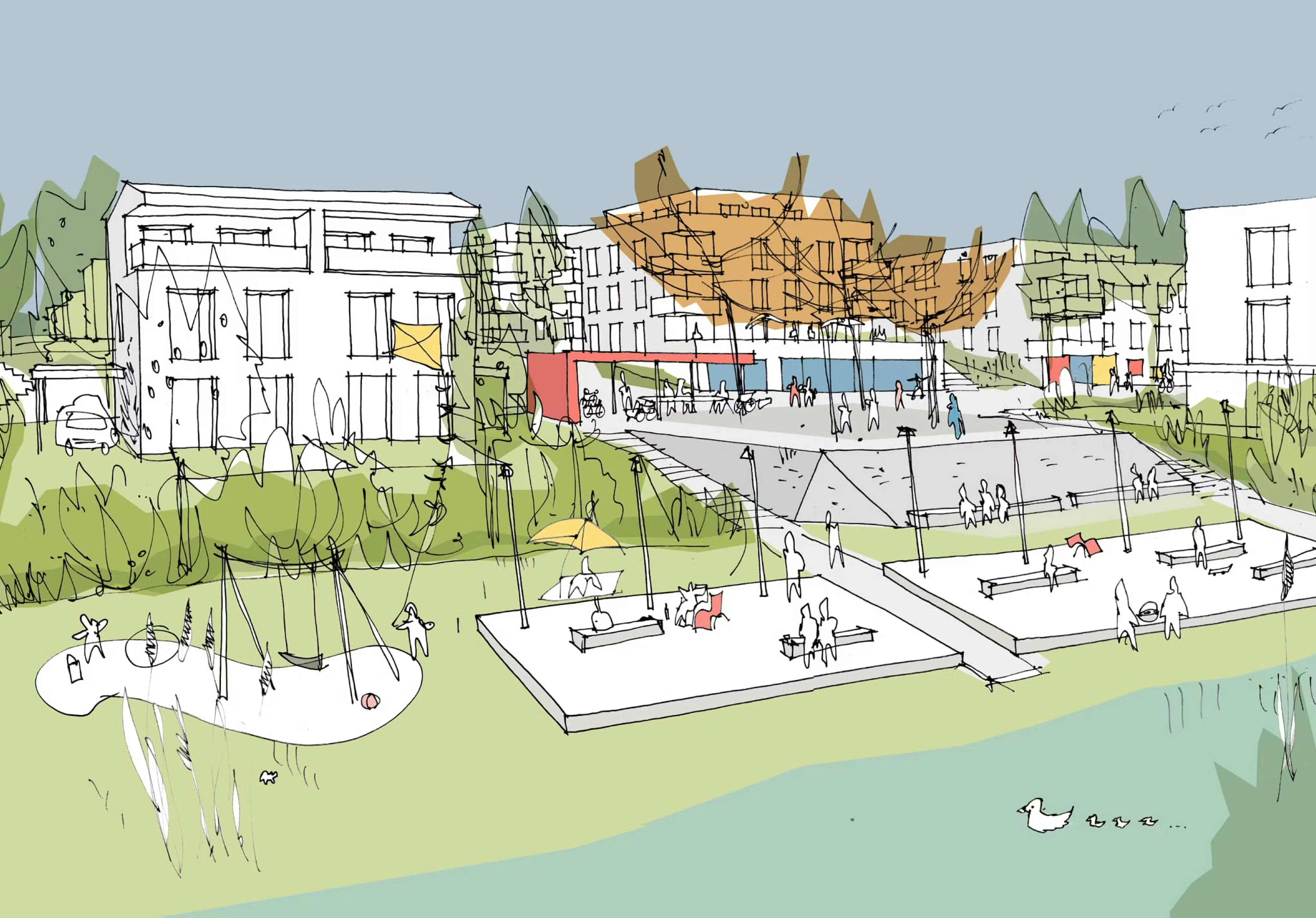 3. Preis : Entwicklung Pflanzenhof Quartier in Wuppertal - competitionline