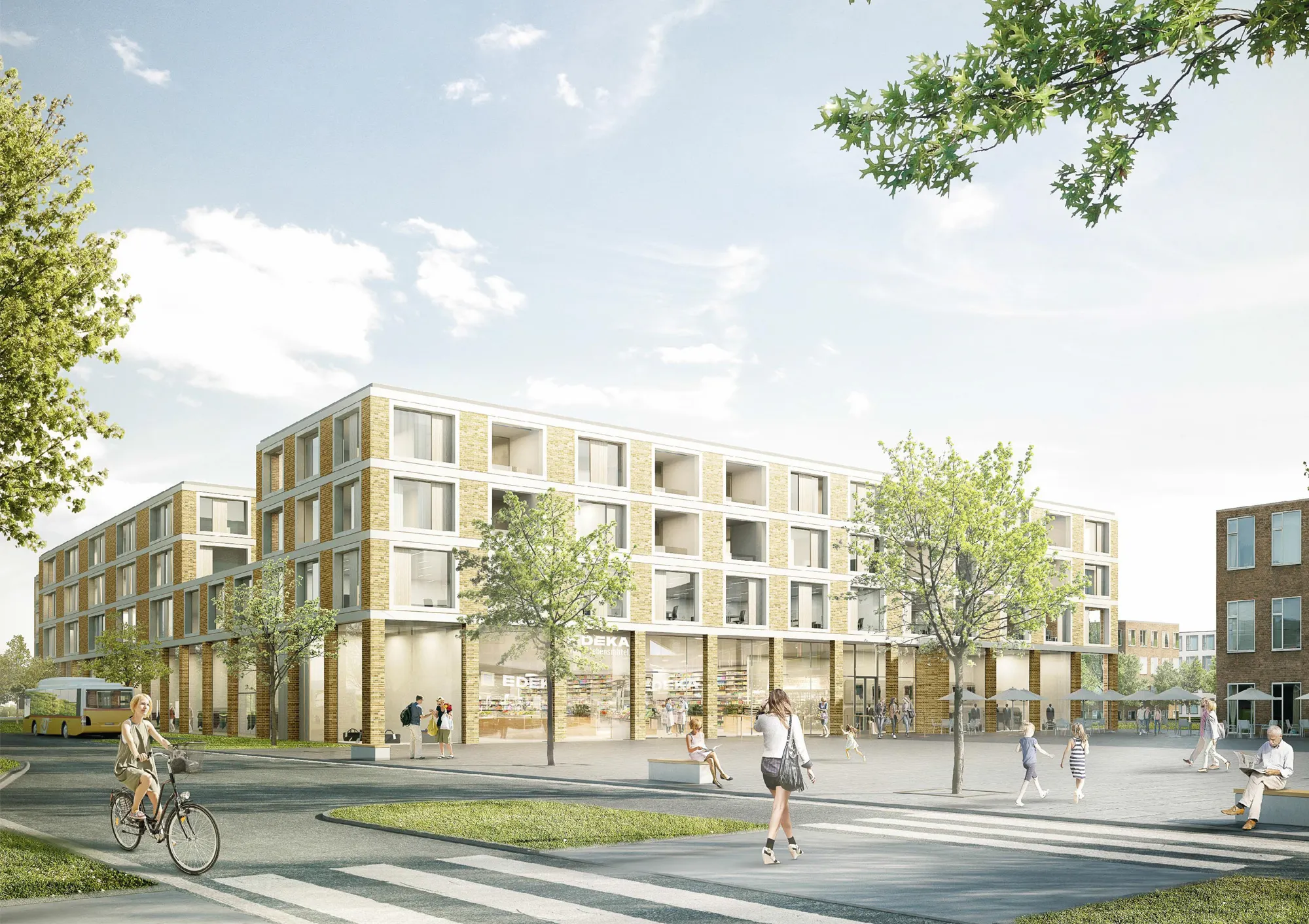 2. Preis : Neubau von Wohngebäuden und Geschäftsgebäuden auf den ...