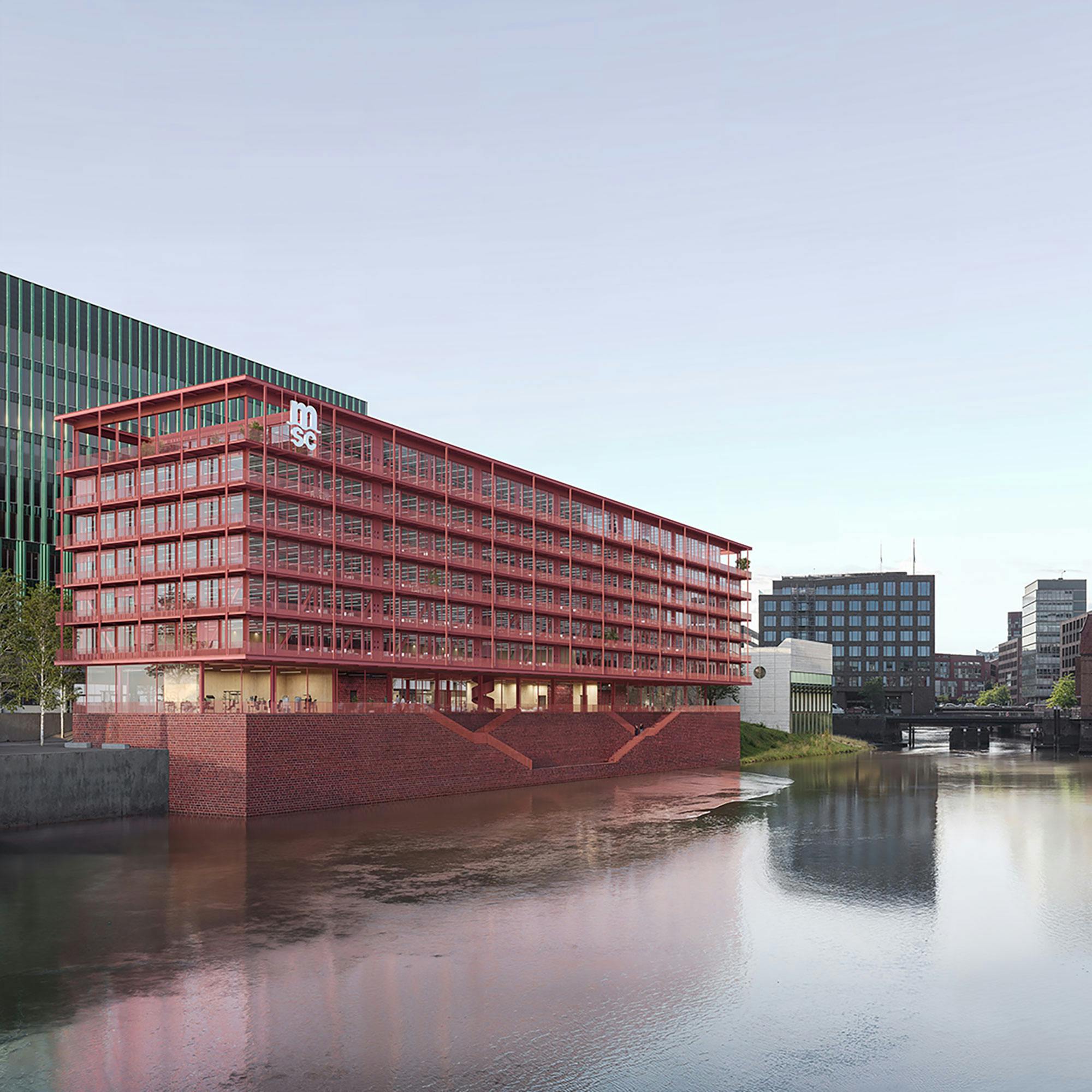 Ein 1. Preis : Neubau MSC Headquarters Germany in Hamburg - competitionline