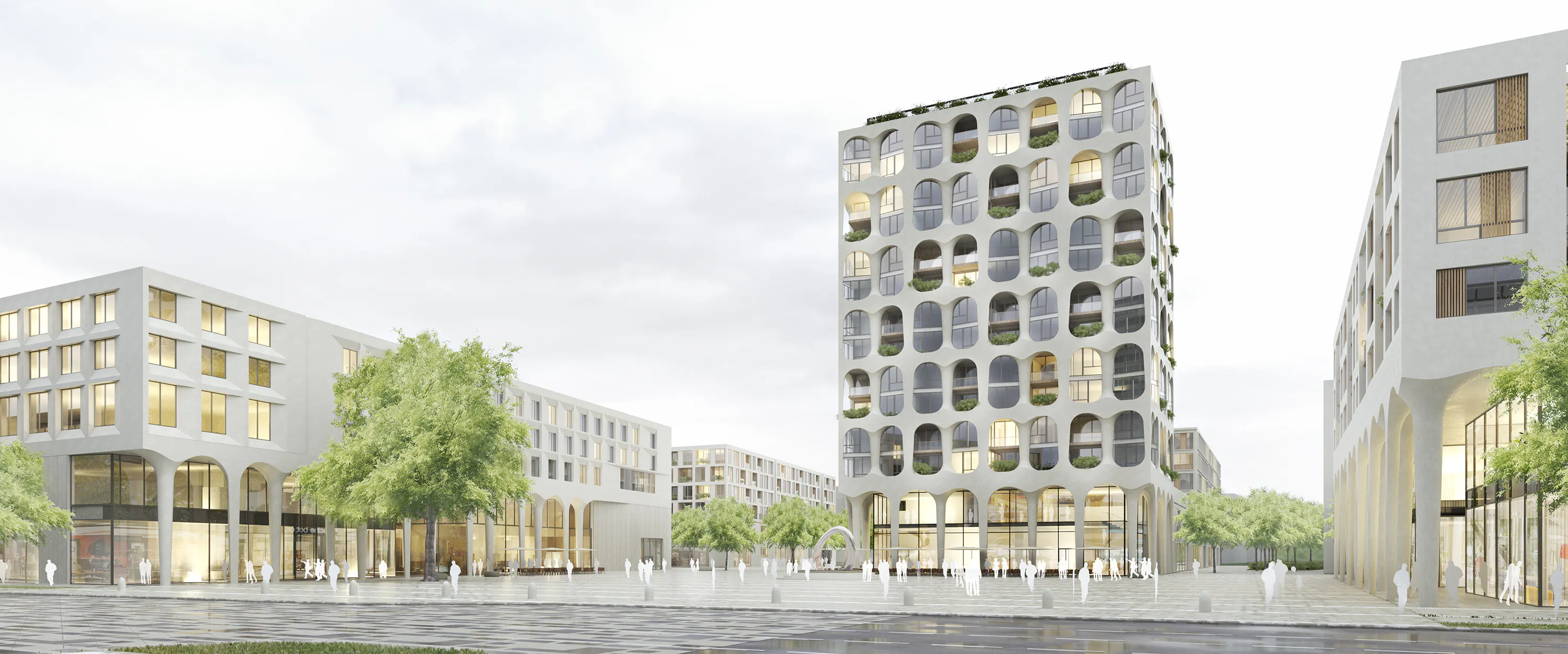1. Preis : Neues Stadtteilzentrum Freiham Nord in München - competitionline