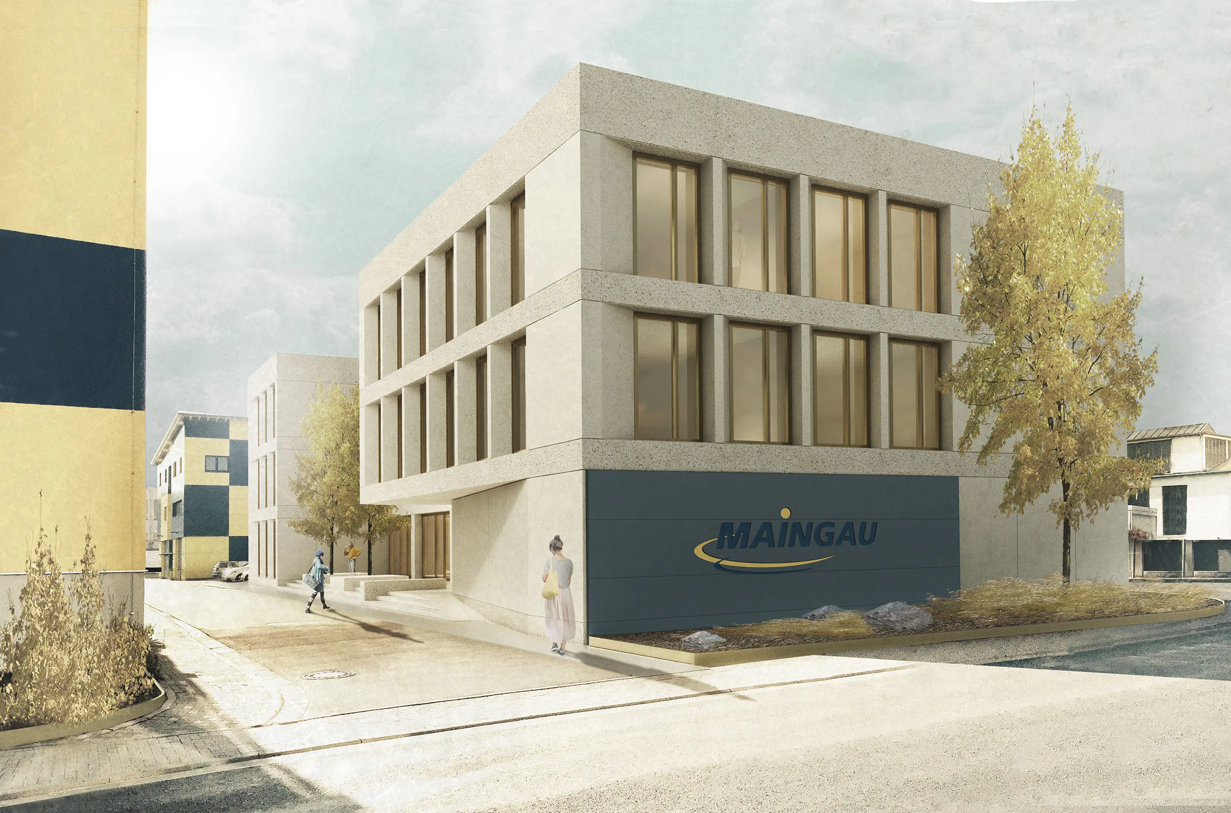 1. Preis : Neubau eines Büro- und Verwaltungsgebäudes für die MAINGAU ...