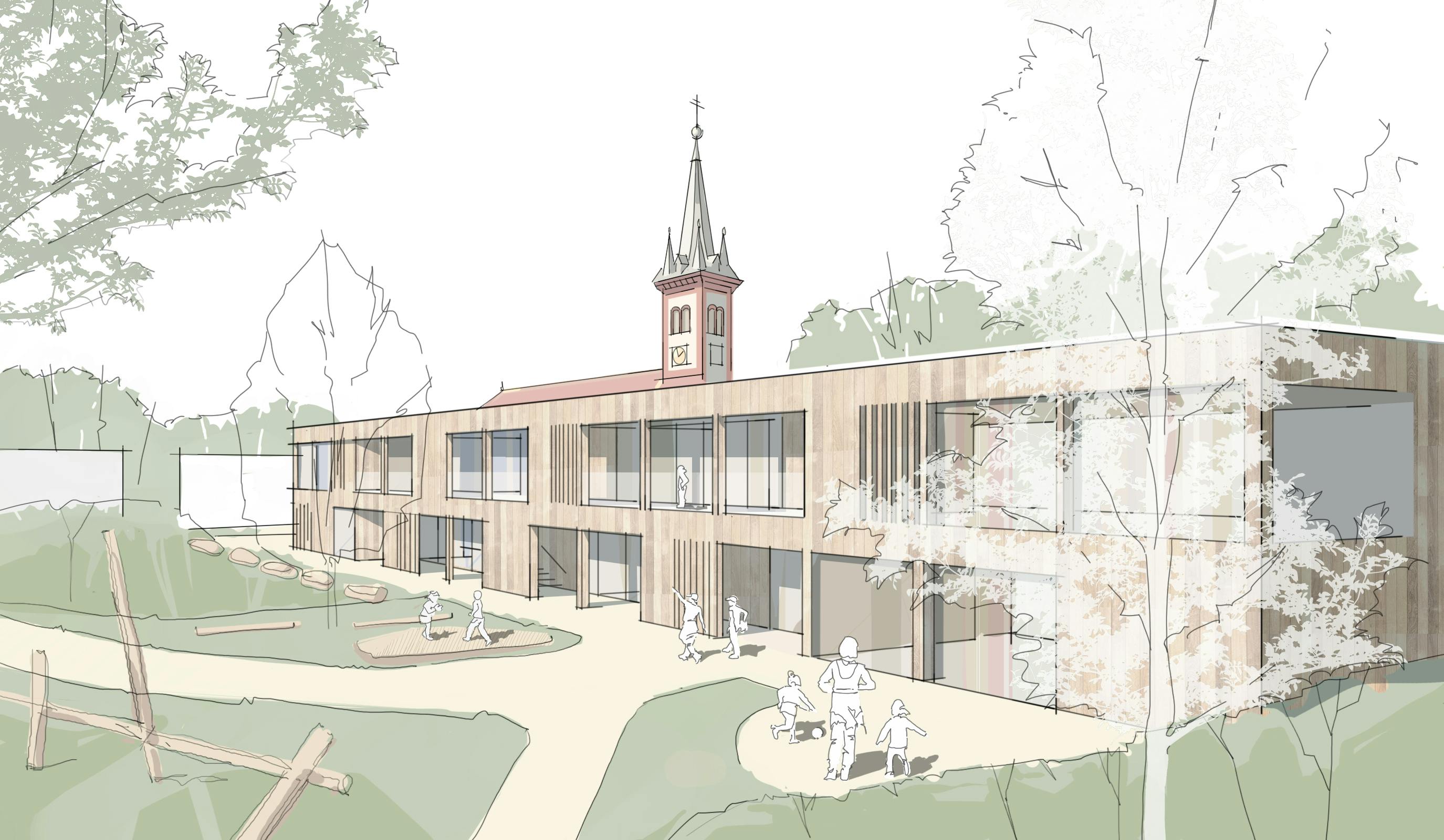 Anerkennung : Neubau der Kita Seedorf in Dunningen - competitionline