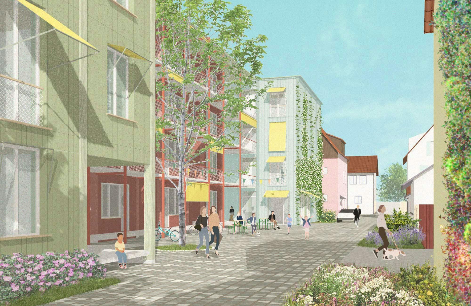 3. Preis : IBA'27 - Wohnbebauung in Fellbach - competitionline