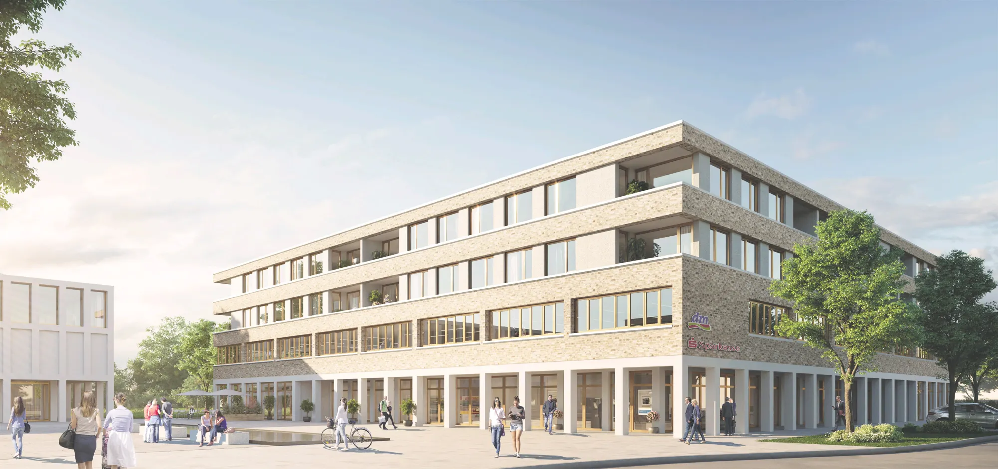 Zuschlag : Neubau von Wohngebäuden und Geschäftsgebäuden auf den ...