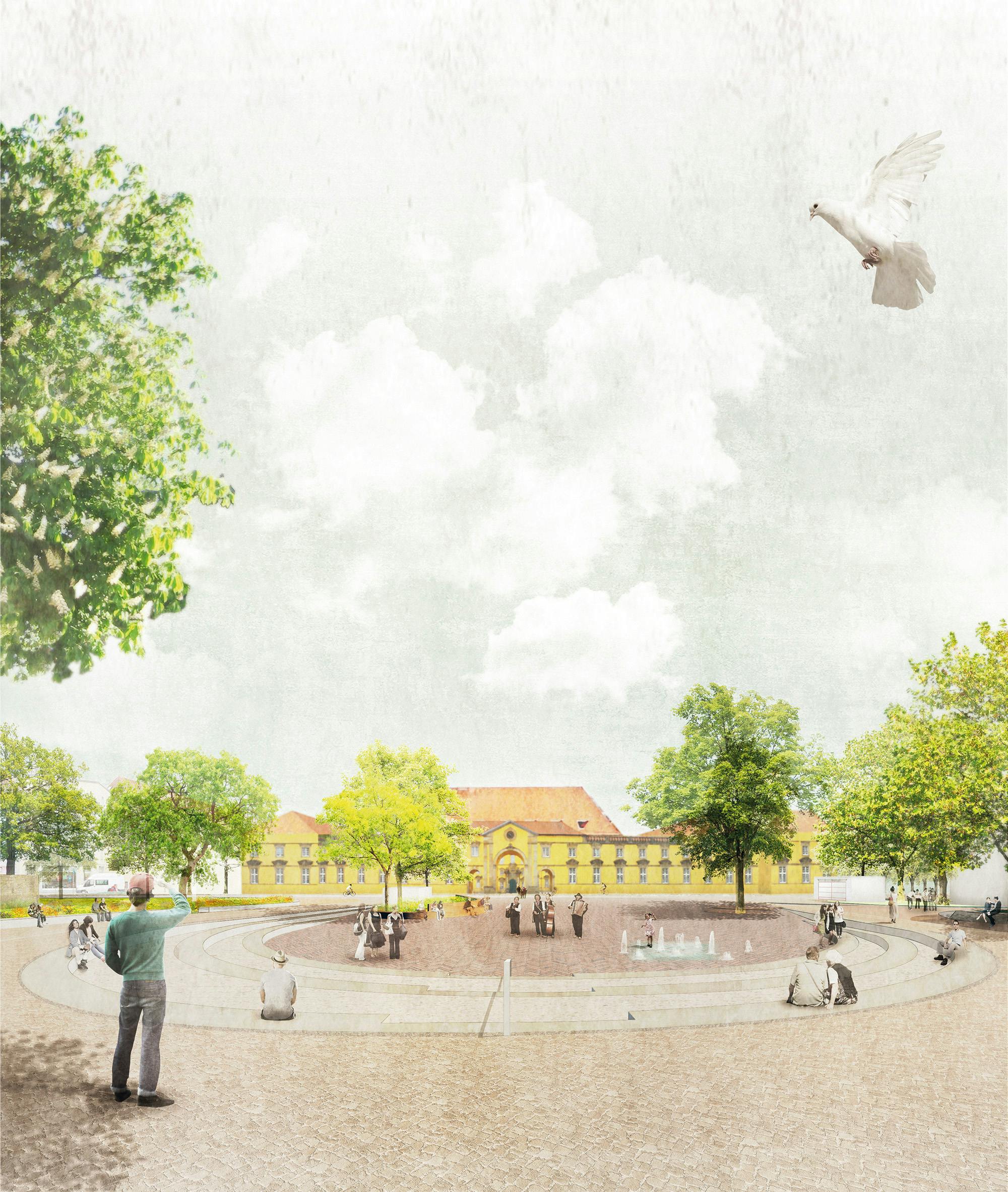 2. Preis : Freiraumplanung Ledenhof / Neuer Graben in Osnabrück ...