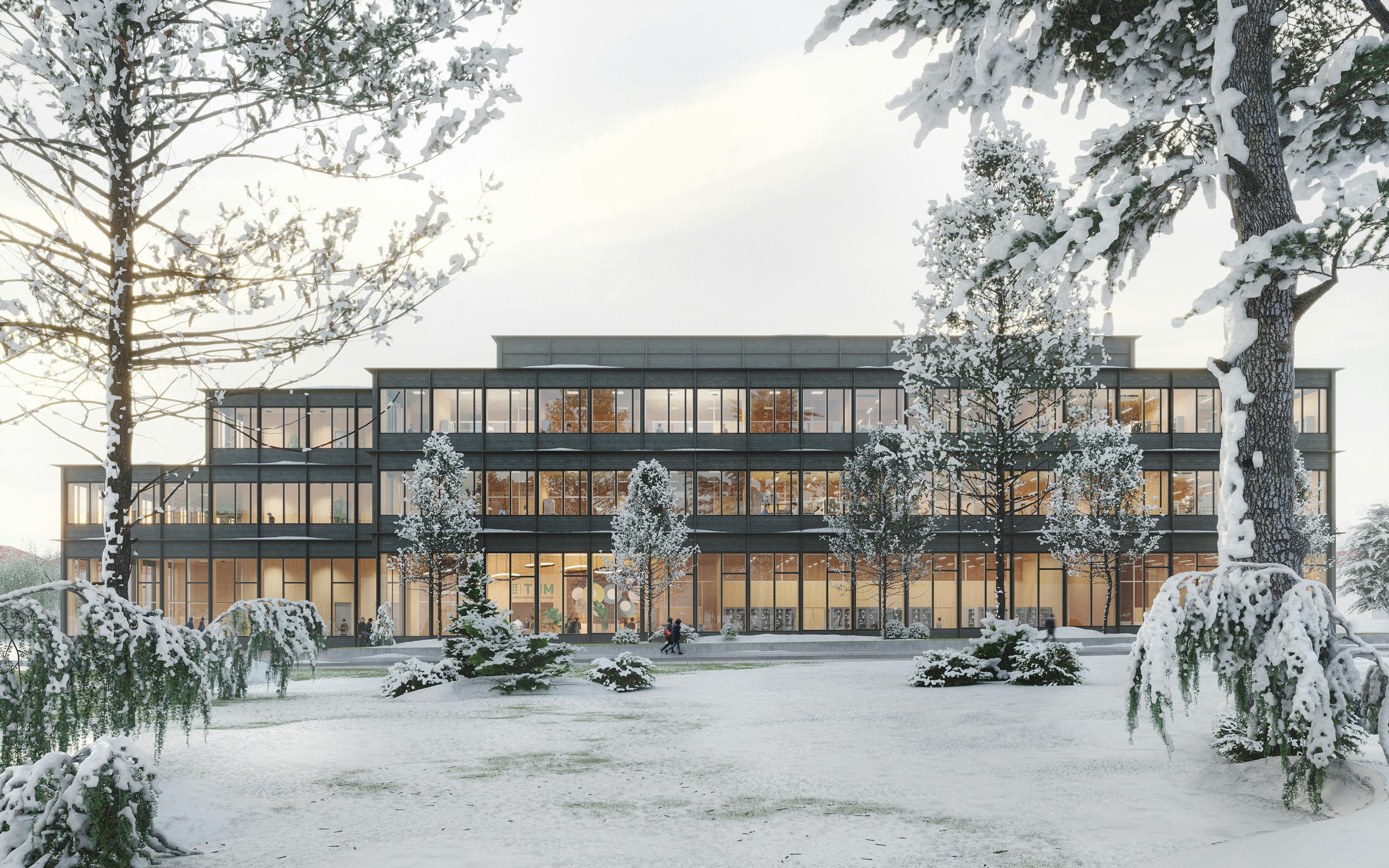 1. Preis : Neubau Technologiezentrum „Gebäude C2“ und einer Parkpalette ...