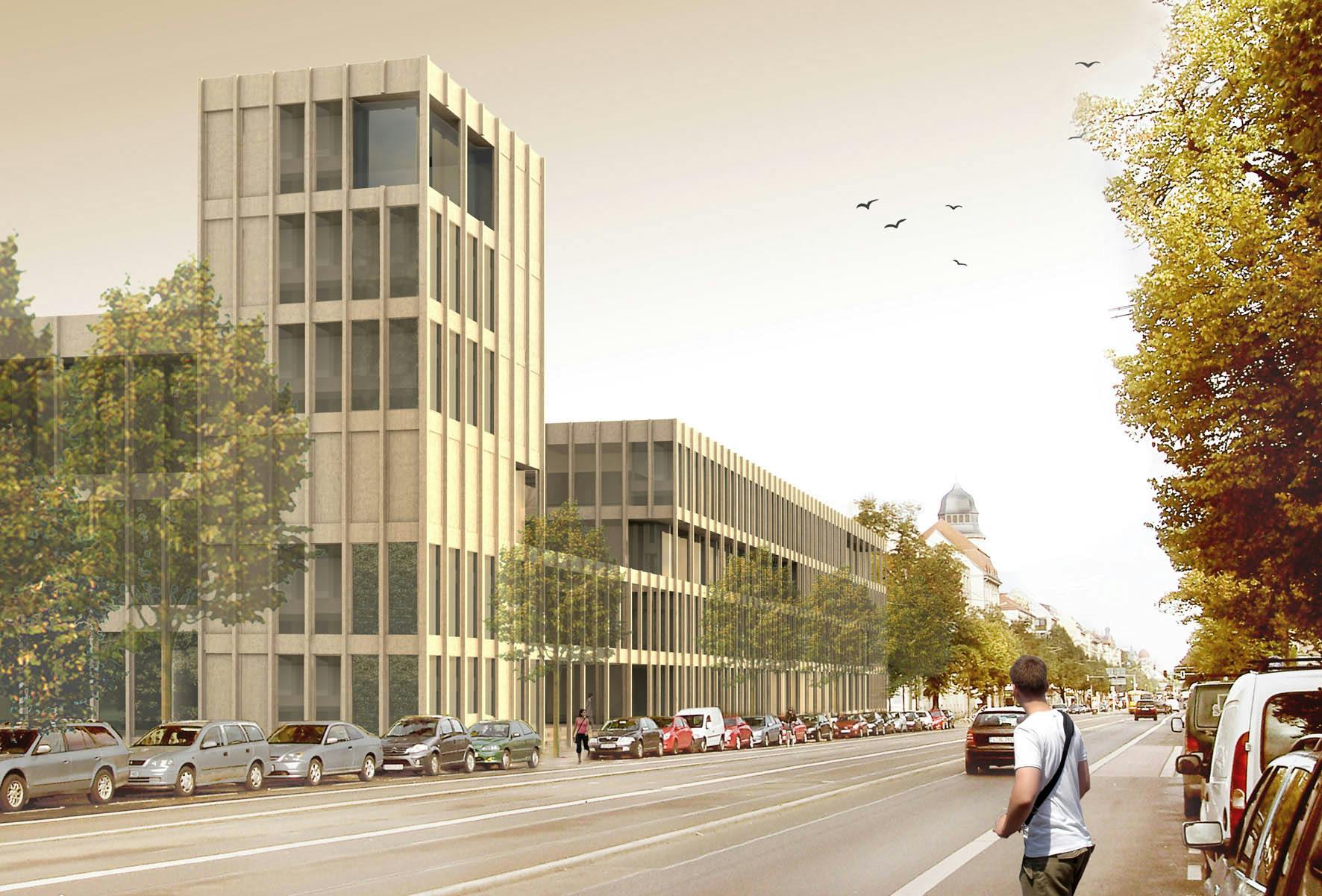 Anerkennung : Neubau eines Fakultätsgebäudes für Maschinen-und ...