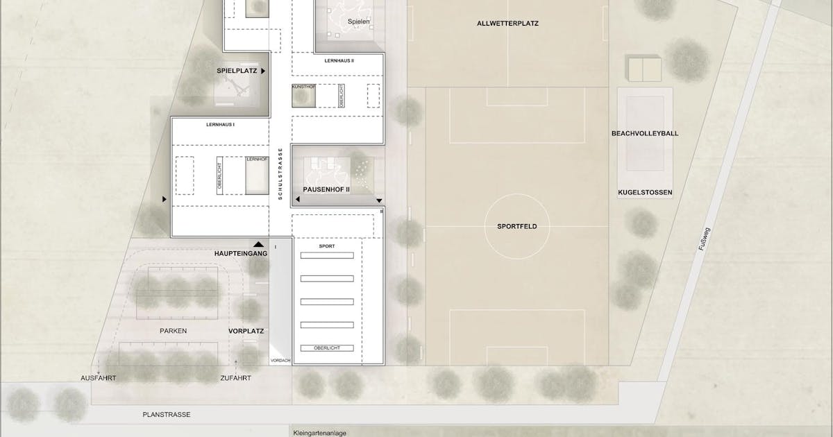 Anerkennung : Neubau der St.-Vincent-Schule - competitionline Anerkennung : Neubau der St.-Vincent-Schule - competitionline