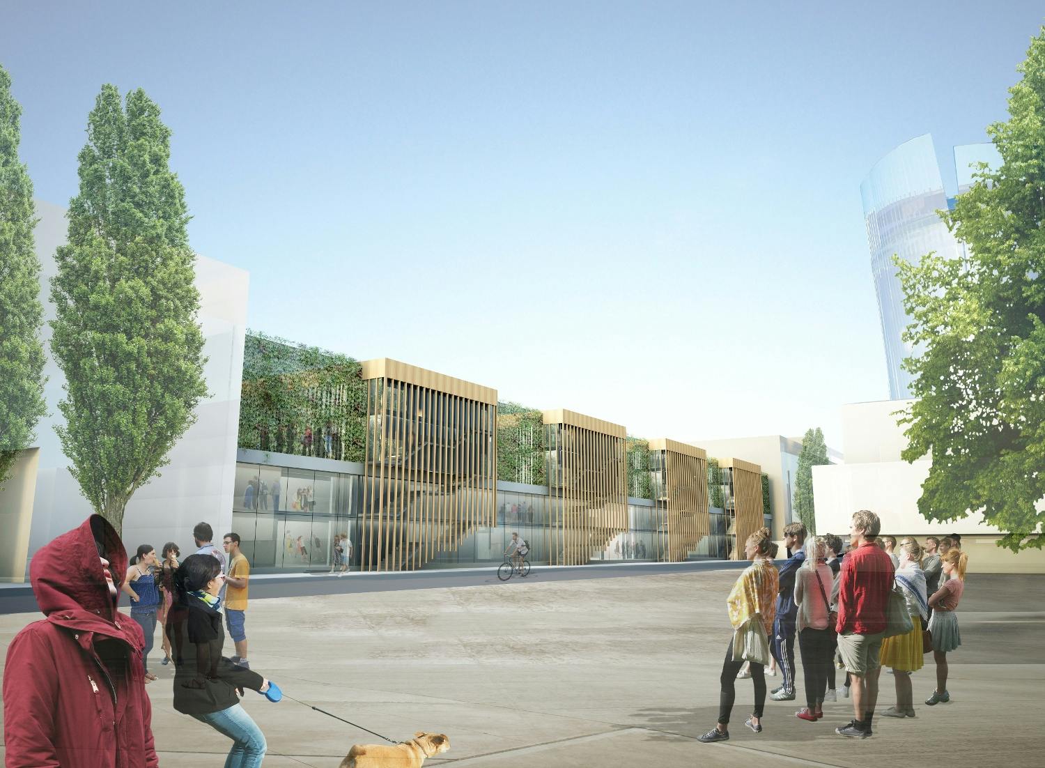 1. Anerkennung : VS + NMS Smart City Graz - Neubau einer Volksschule ...