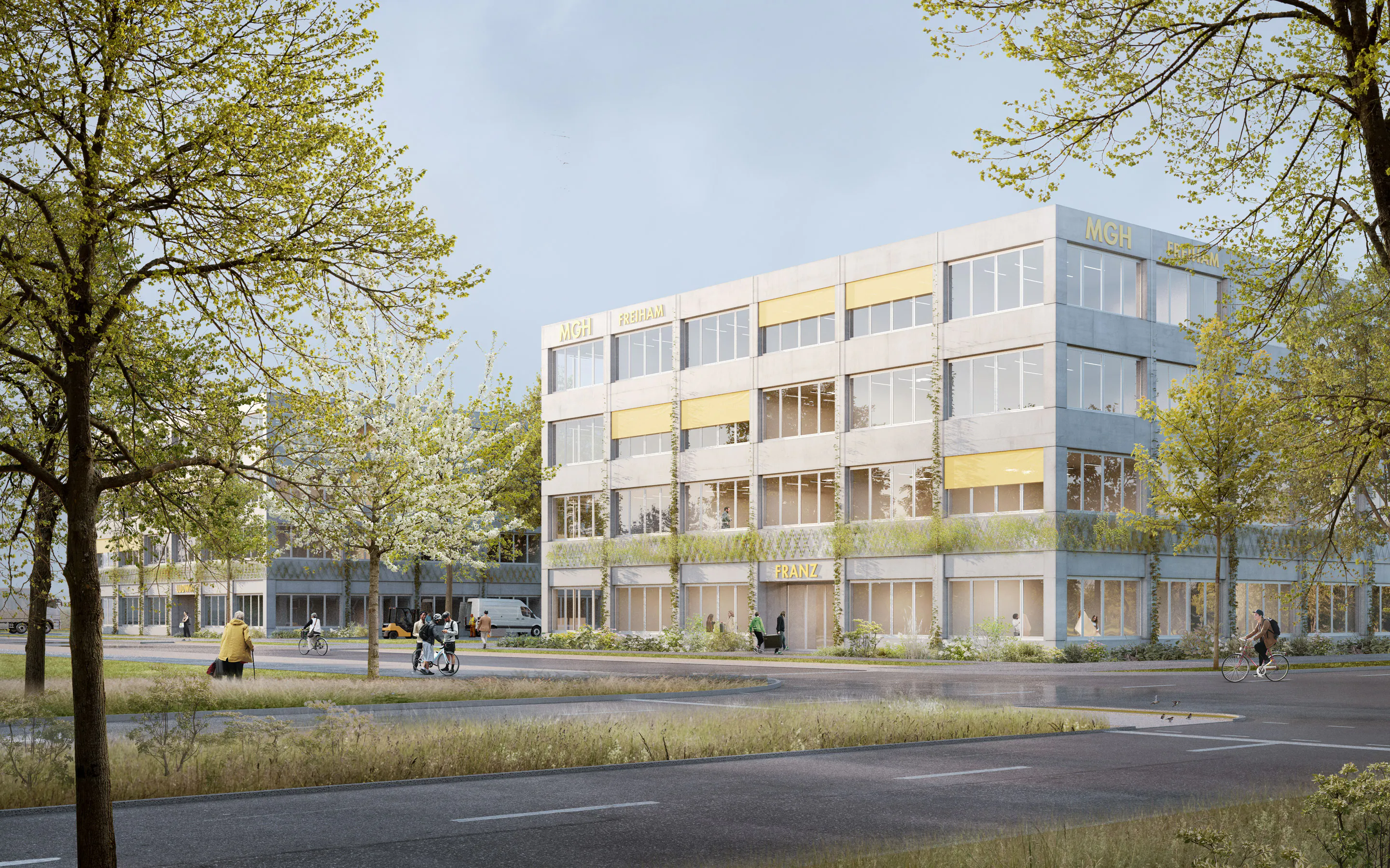 2. Preis : Neubau Gewerbehof Freiham - competitionline