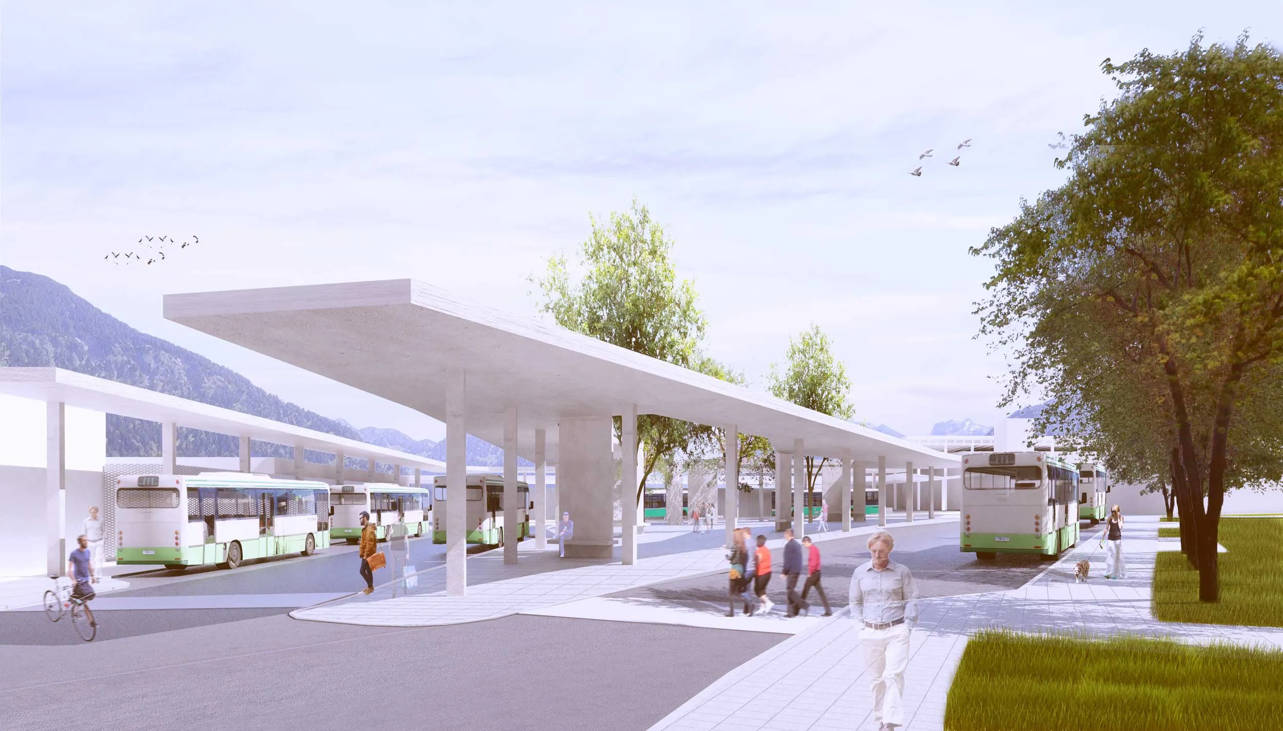2. Preis : Mobilitätszentrum Busbahnhof - competitionline