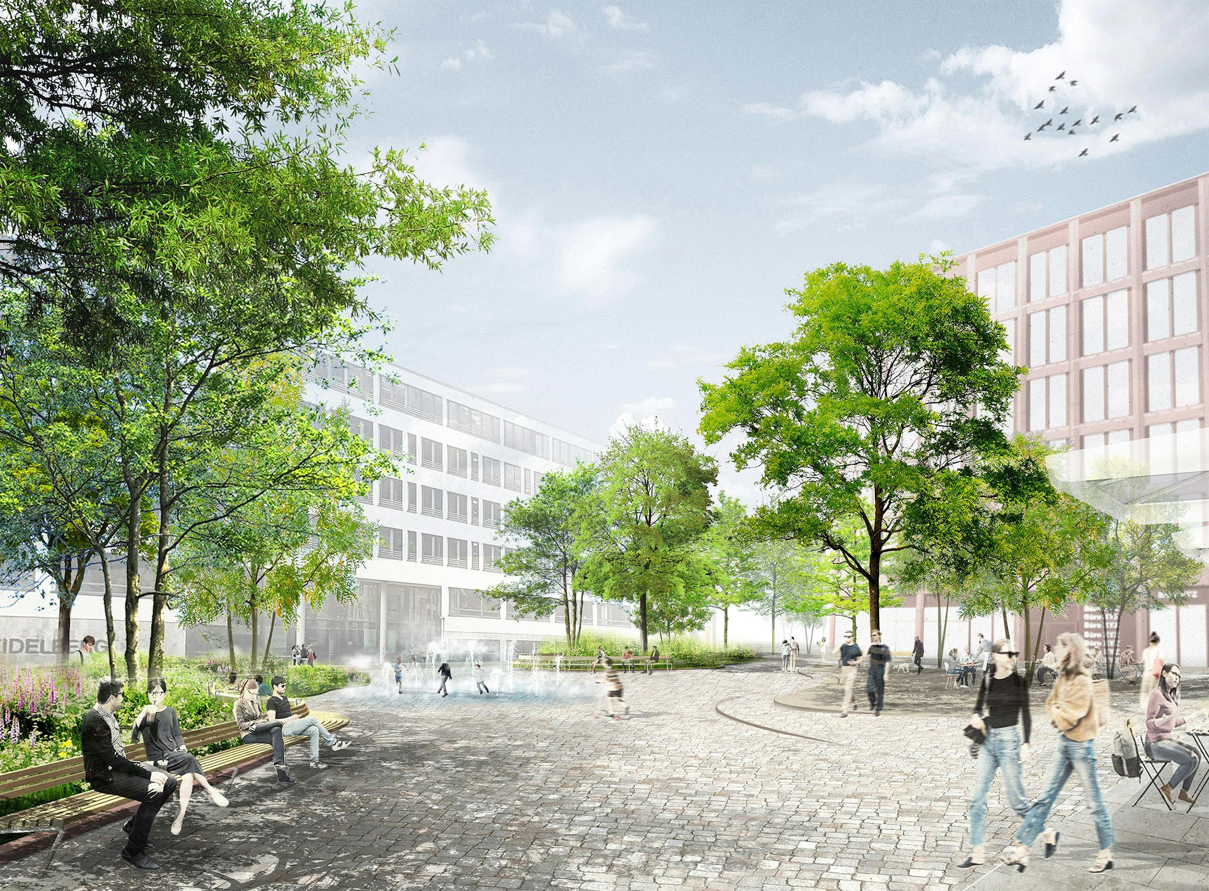 1. Rang : Gestaltung öffentlicher Platz Landhausstraße / Bahnhofstraße ...