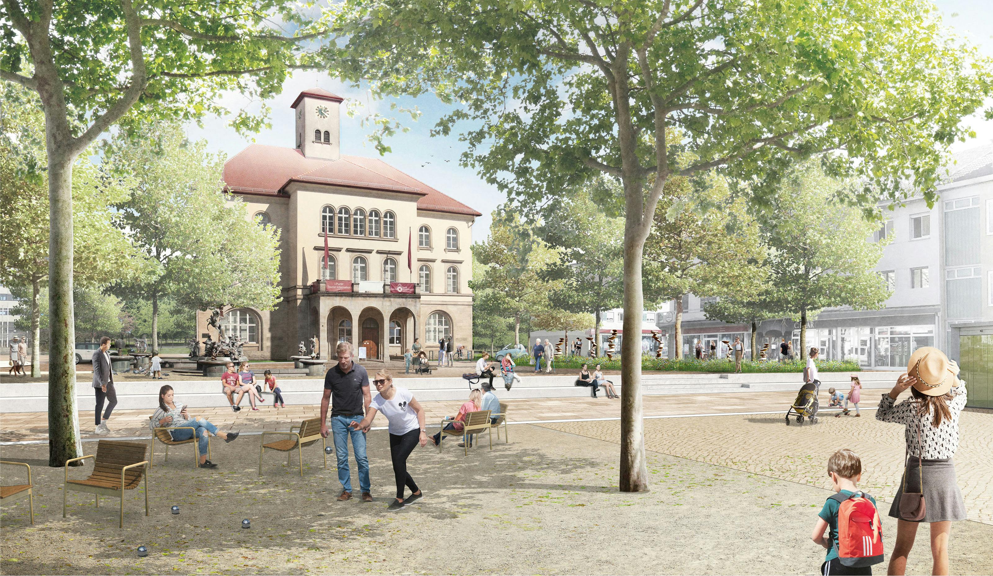 Anerkennung : Neugestaltung Marktplatz in Sindelfingen - competitionline