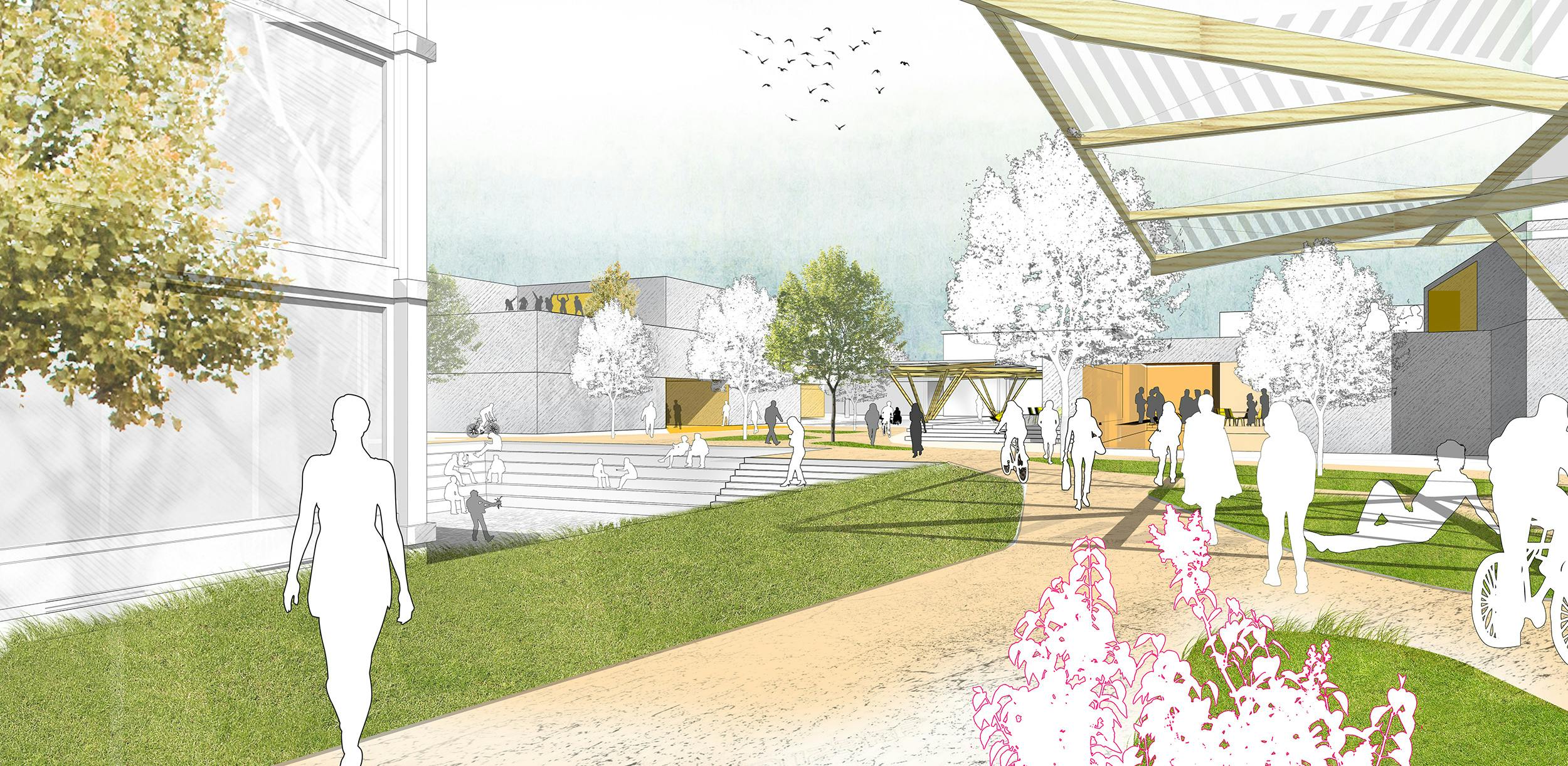 1. Rang : Masterplan für den Campus Steinfurt der FH Münster in ...