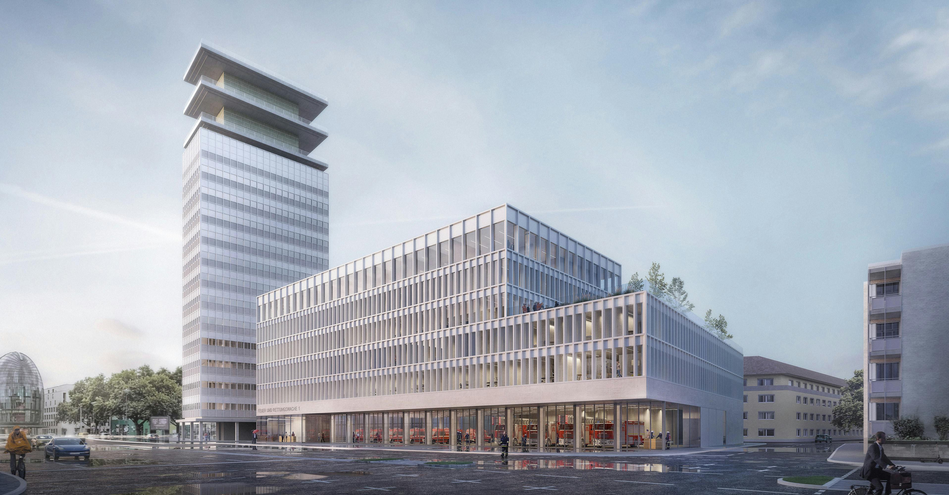 3. Rang : Neubau Feuerwache 1 in der Kölner Innenstadt - competitionline