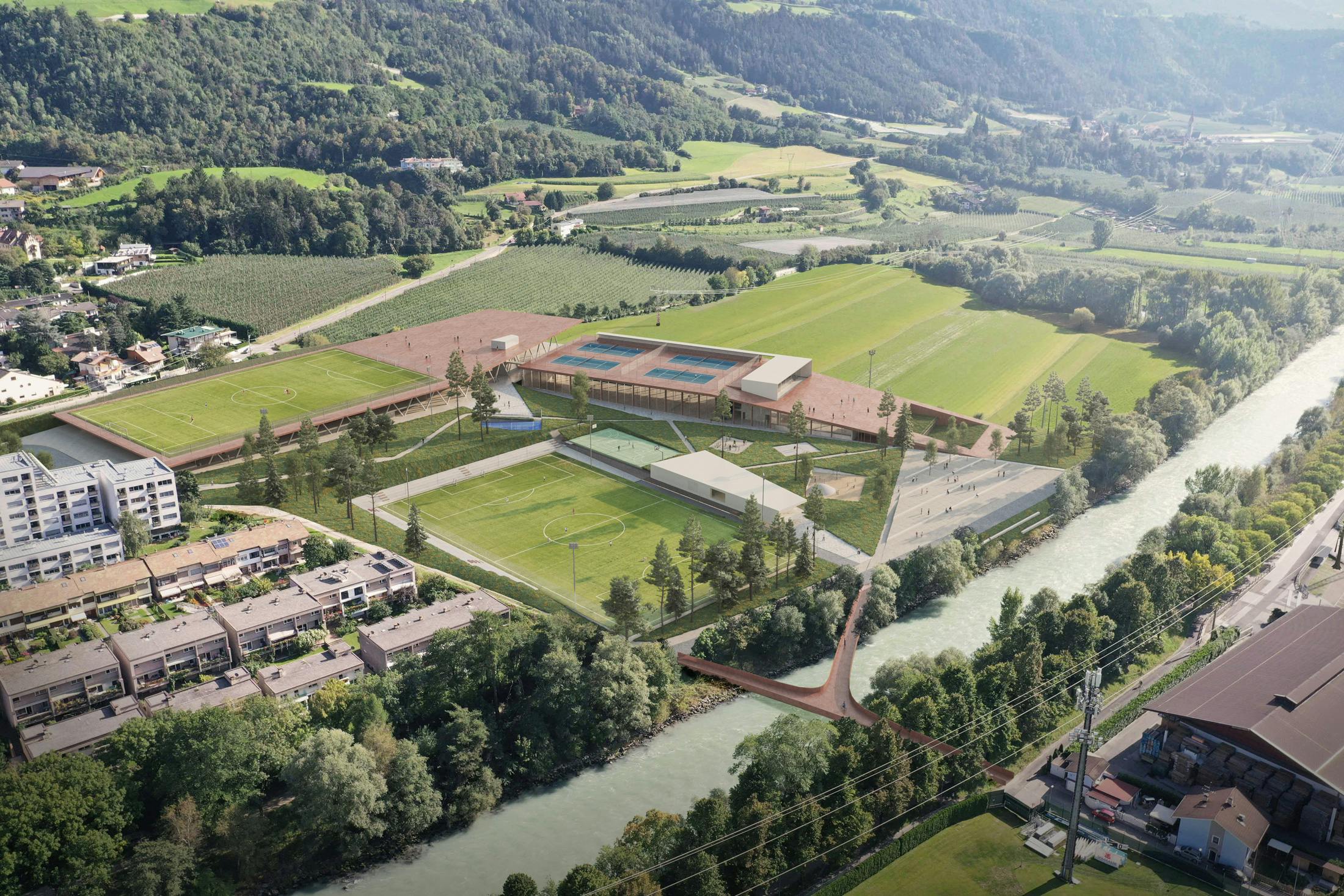 Anerkennung : Neubau Sport- und Freizeitpark in Brixen (IT) - competitionline