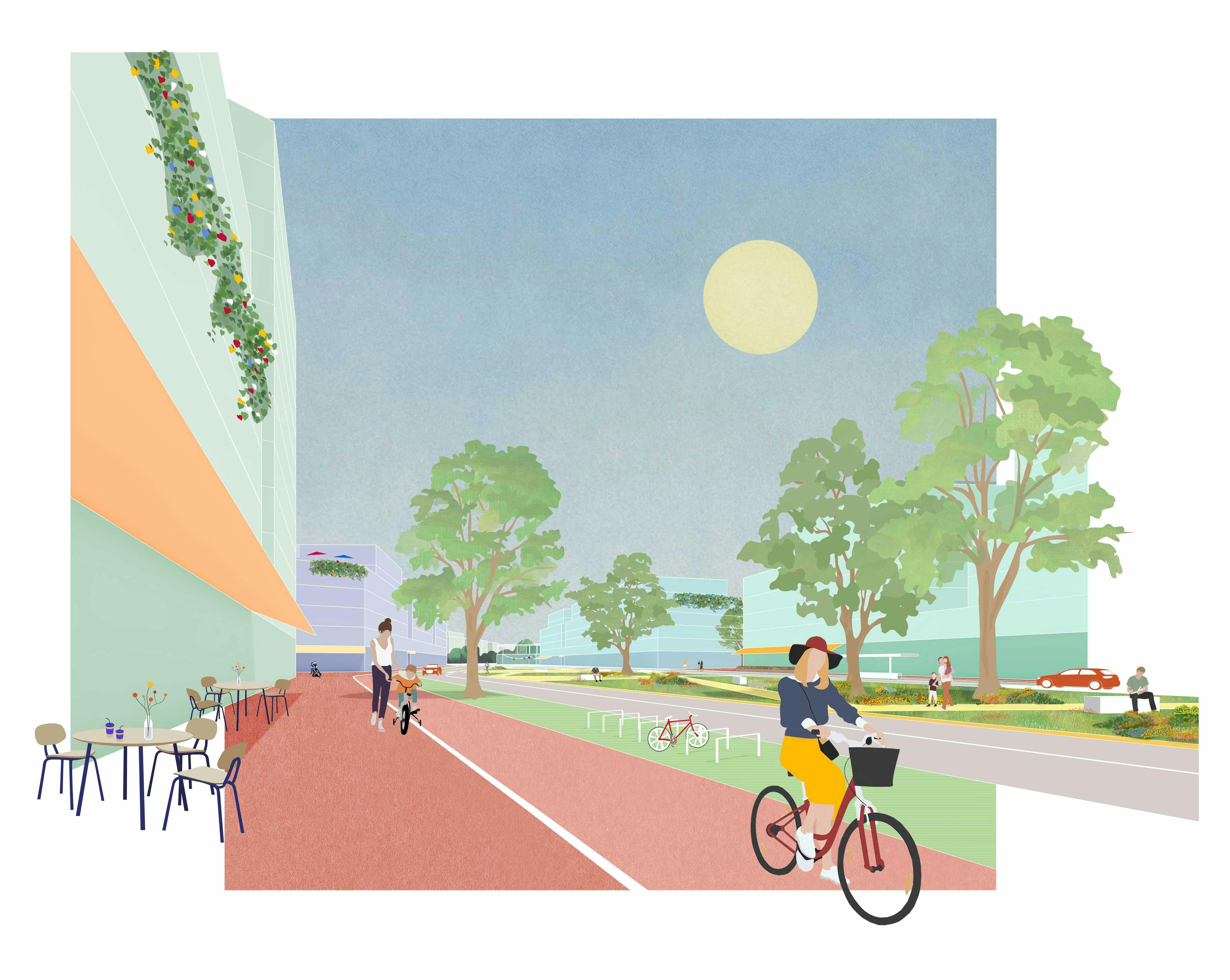 1. Preis : Messestadt Riem 5. Bauabschnitt in München - competitionline