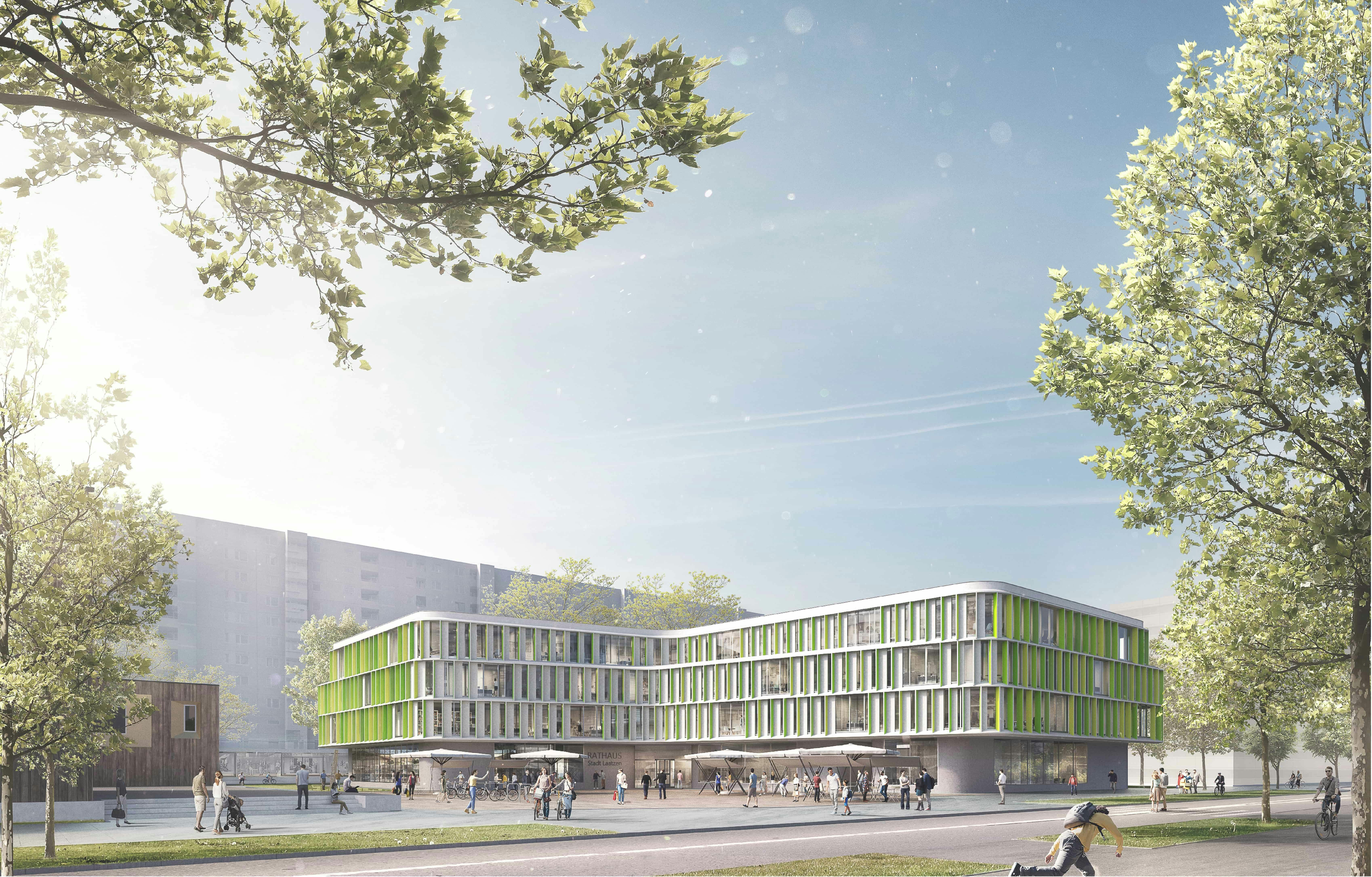 Neubau des Rathauses und Marktplatzes der Stadt Laatzen - competitionline