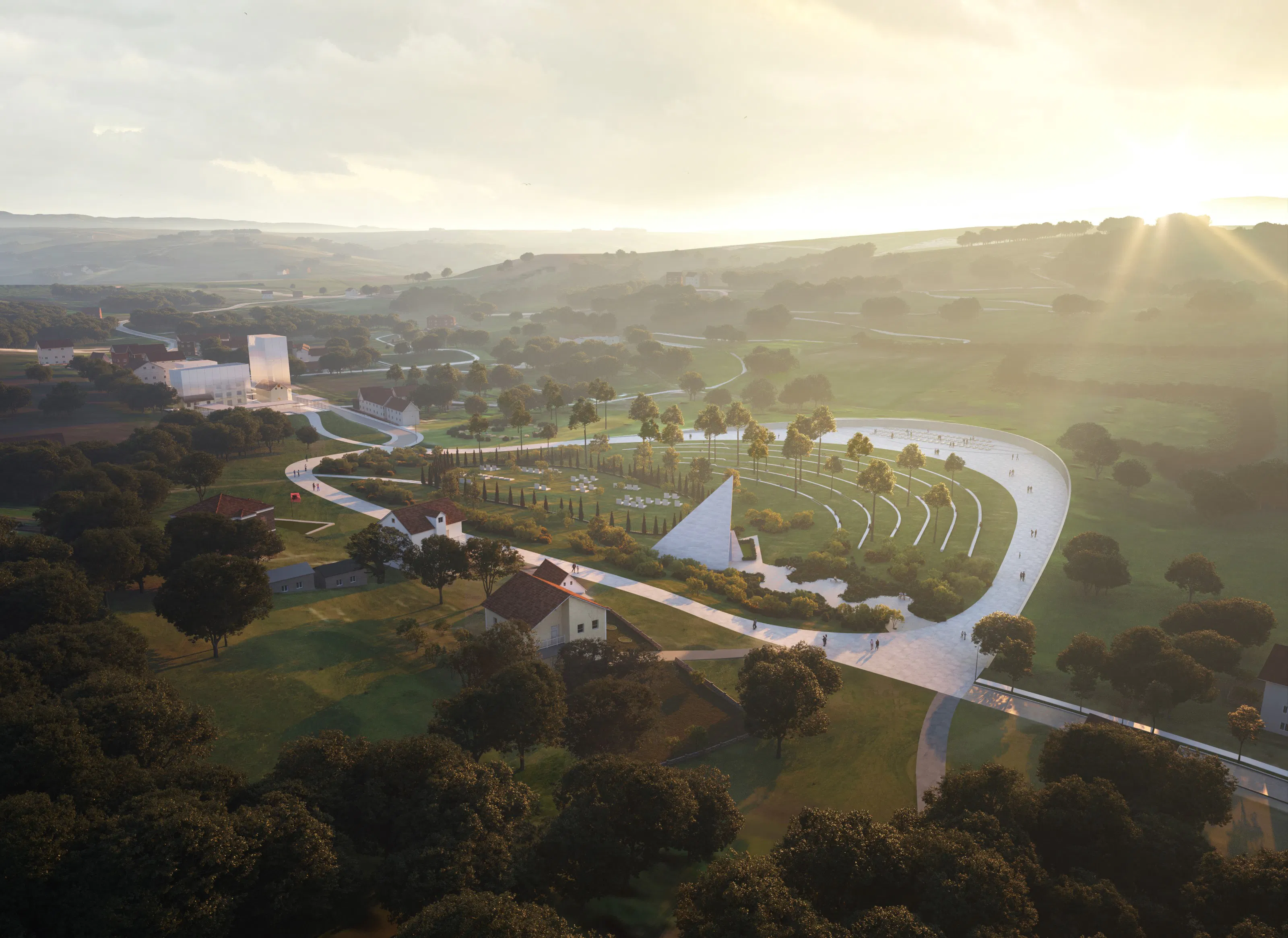 Entwicklung Adem Jashari Memorialkomplex im Kosovo / Master plan for ...