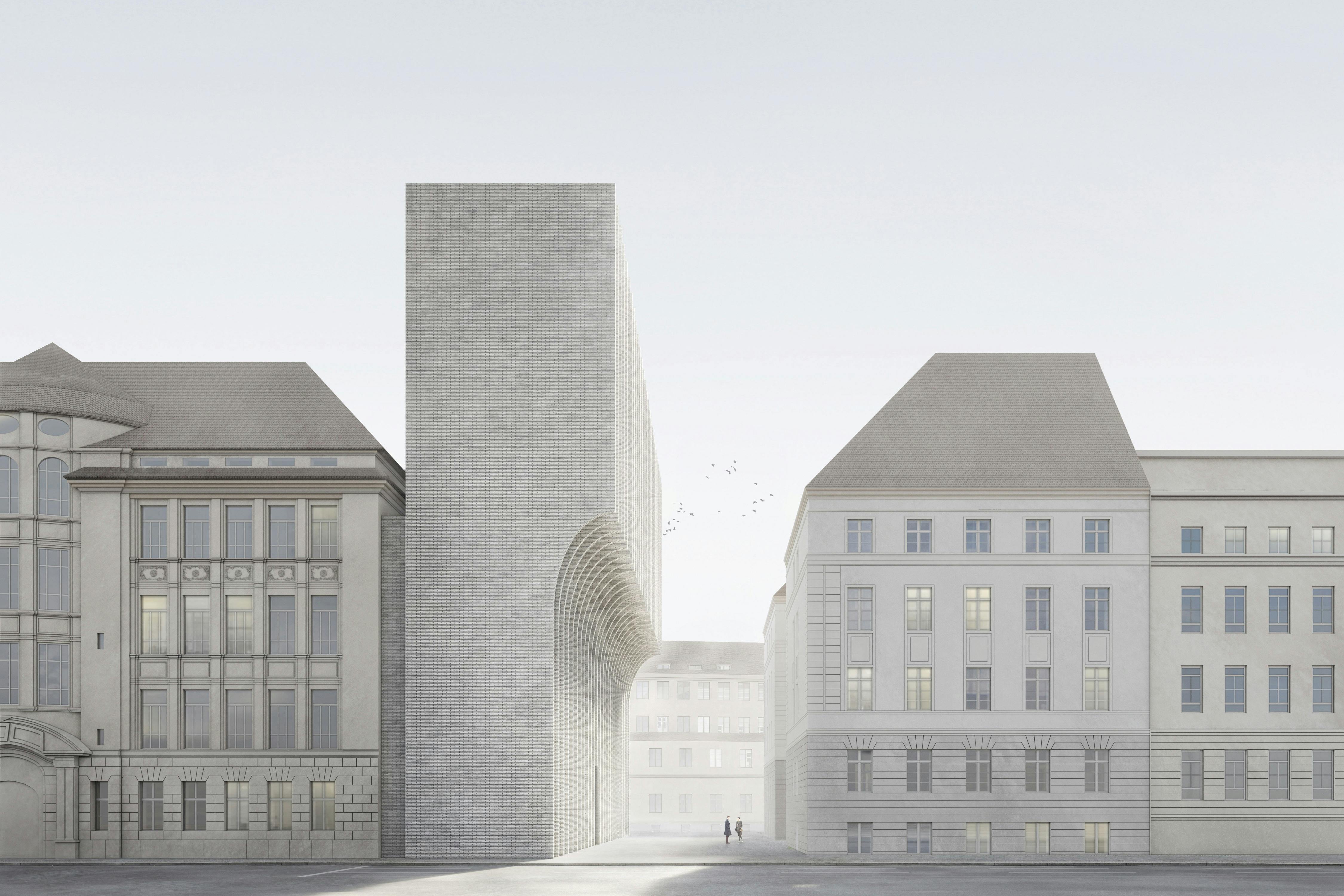 1. Preis : Entwicklung einer Eingangssituation und Neubau eines ...