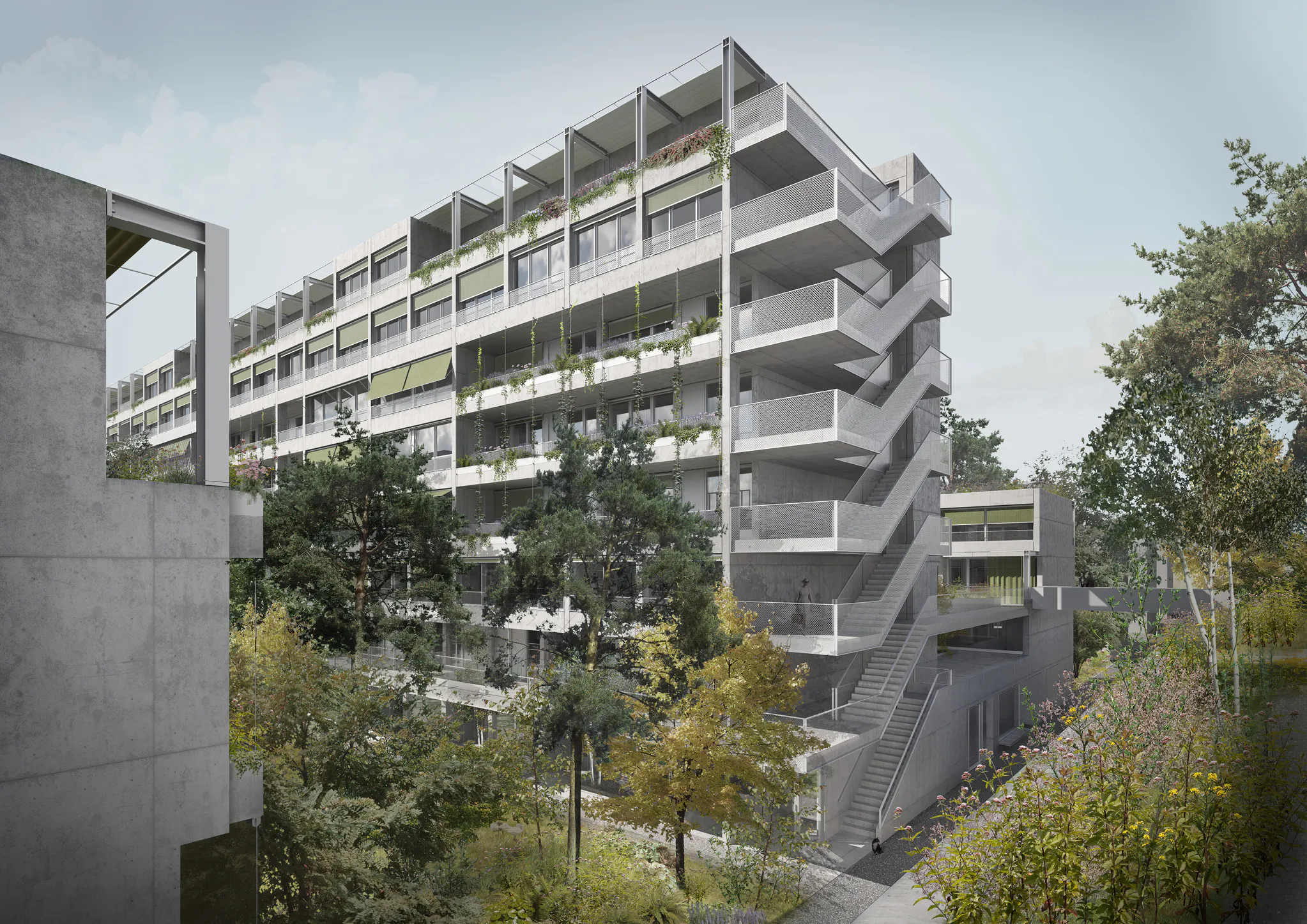 Vertikale Gartenstadt
