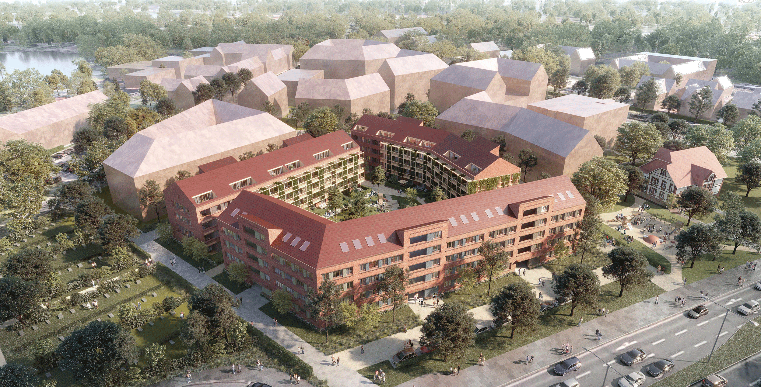 Anerkennung : Grünes Viertel Stephansstift in Hannover - competitionline