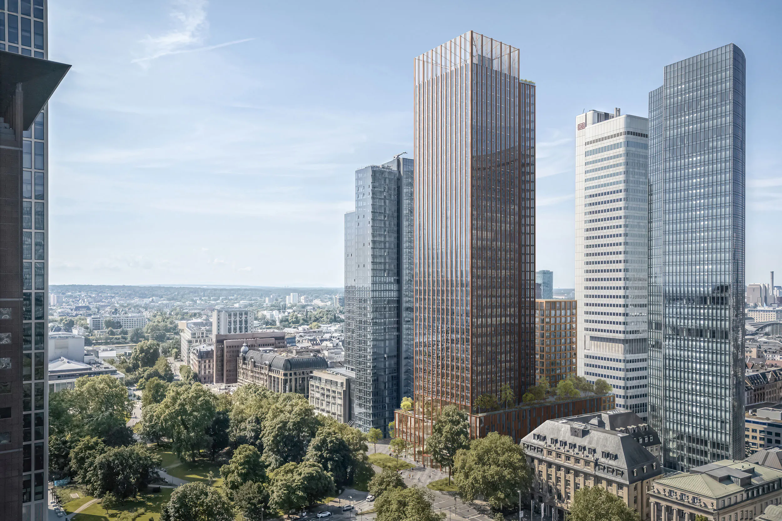 Heide plant neues Hochhausensemble in Frankfurt - competitionline