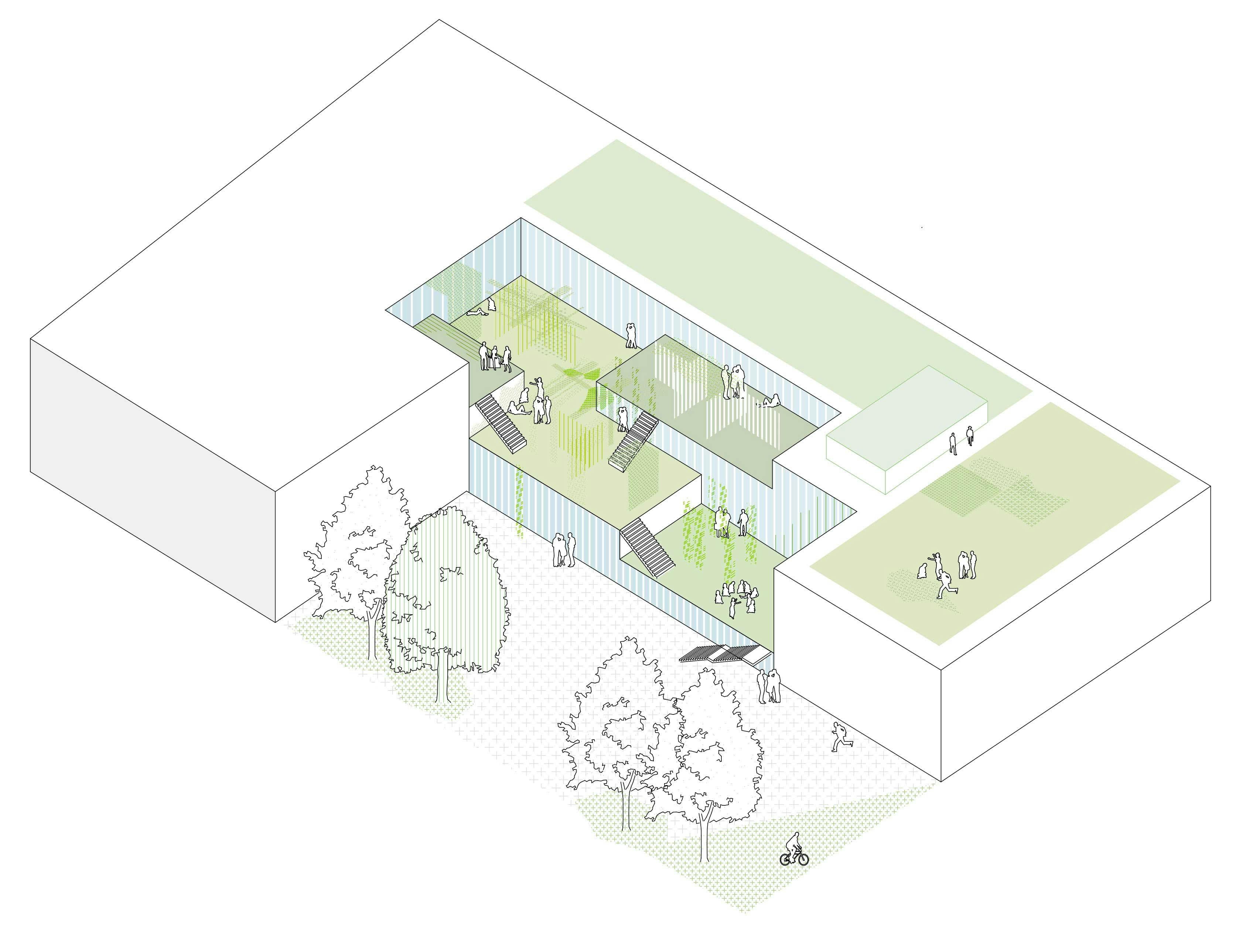 1. Rang : Neubau der AHS Schule Reininghaus in Graz (AT) - competitionline