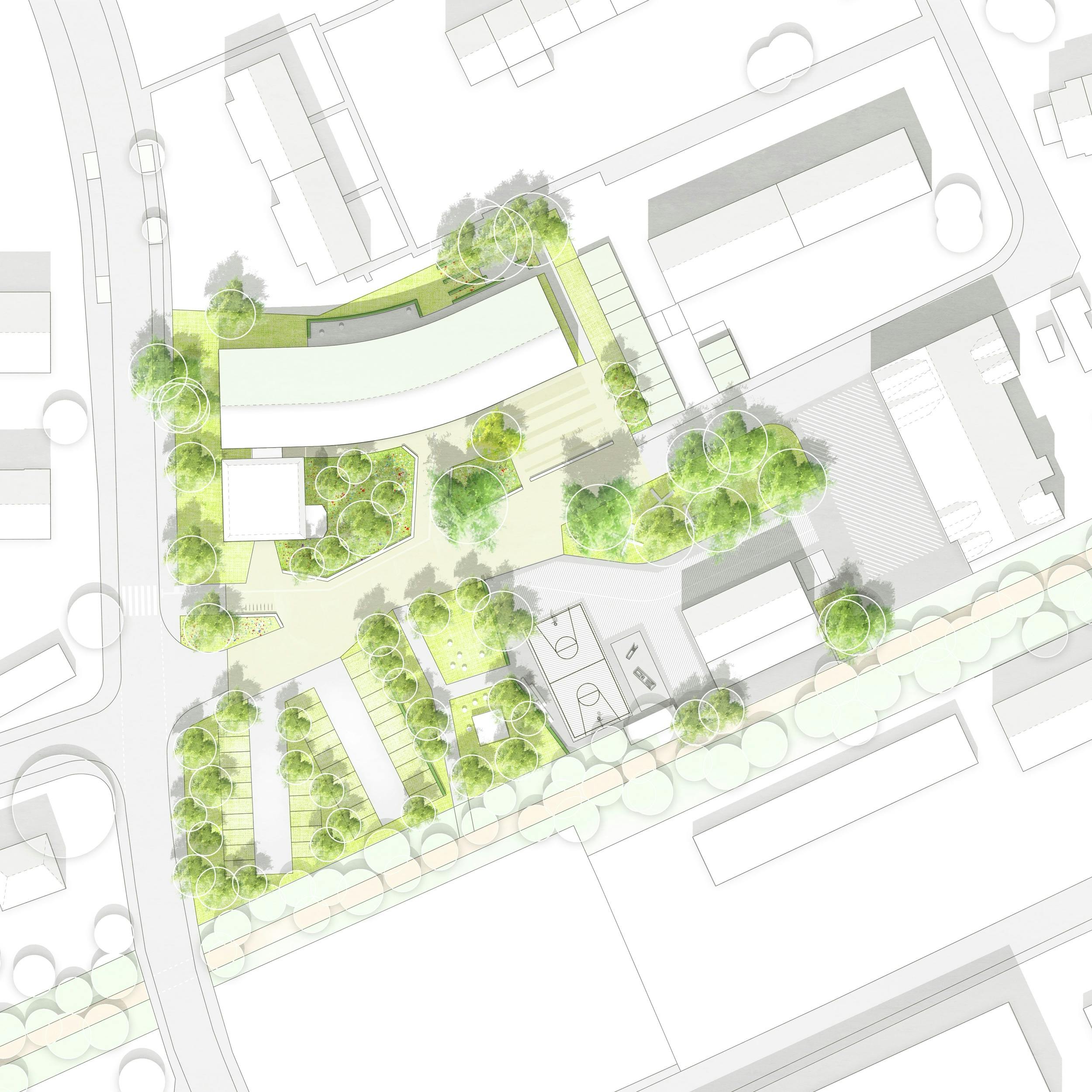 1. Preis : Umgestaltung und Anbau Rathaus Grefrath - competitionline